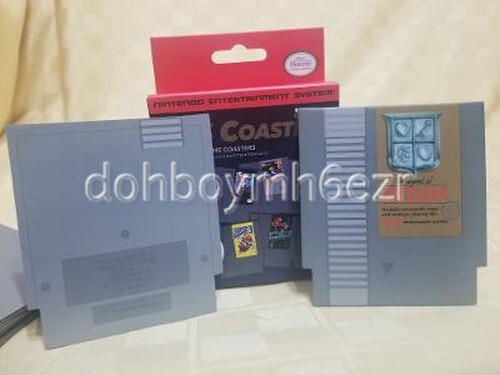 NES Game Coasters Nintendo Super Mario Zelda Donkey Kong Metroid set of ...