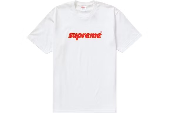 Supreme Pinline Tee White Size Medium SS24