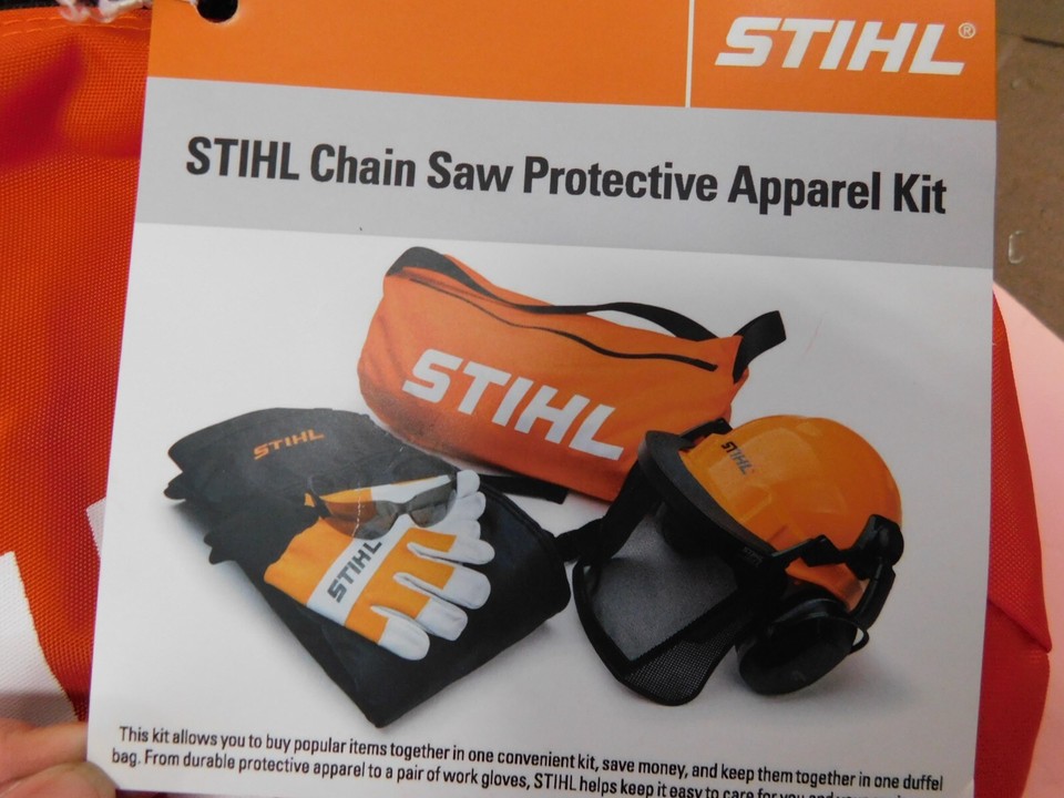 OEM STIHL CHAINSAW PROTECTIVE APPAREL KIT # 7010 871 0280 --- Box 8035 ...