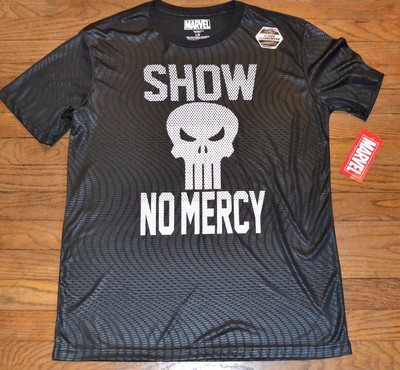 PUNISHER SHOW NO MERCY Loose Fit Tag-Free Active Wear Licensed Marvel ...