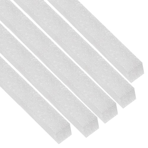 Foam Backer Rod, 10 Pcs 2/5" x 3.2 ft Square Foam Caulk Saver, White ...