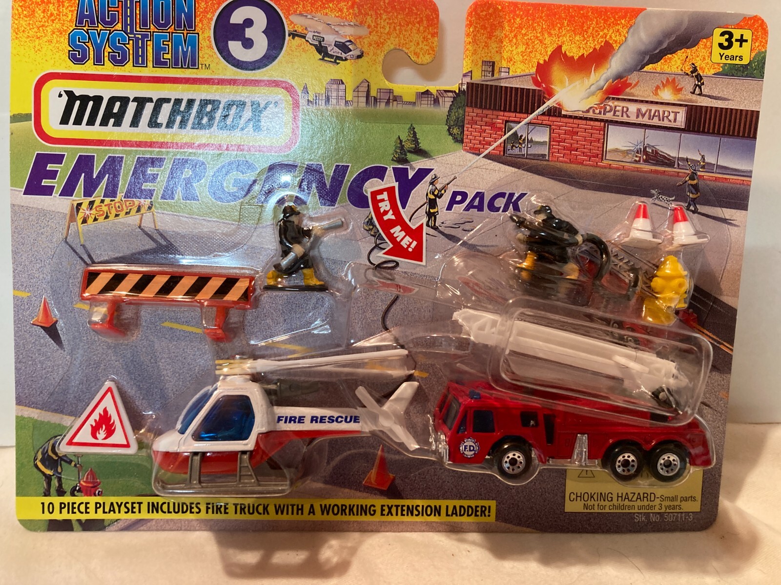 1996 Matchbox Action System Emergency Pack #3 1:64 | eBay
