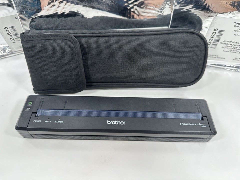 Brother PocketJet Thermal Printer - PJ723 From Japan With 300pc Paper ...