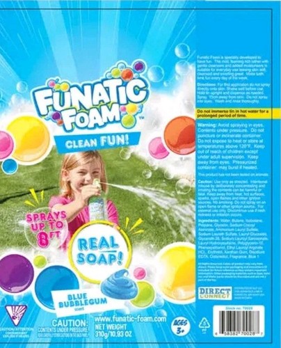 2 - Funatic Foam. clean Fun Real Soap. Bath time, outdoors. Bubblegum, Apple. | eBay