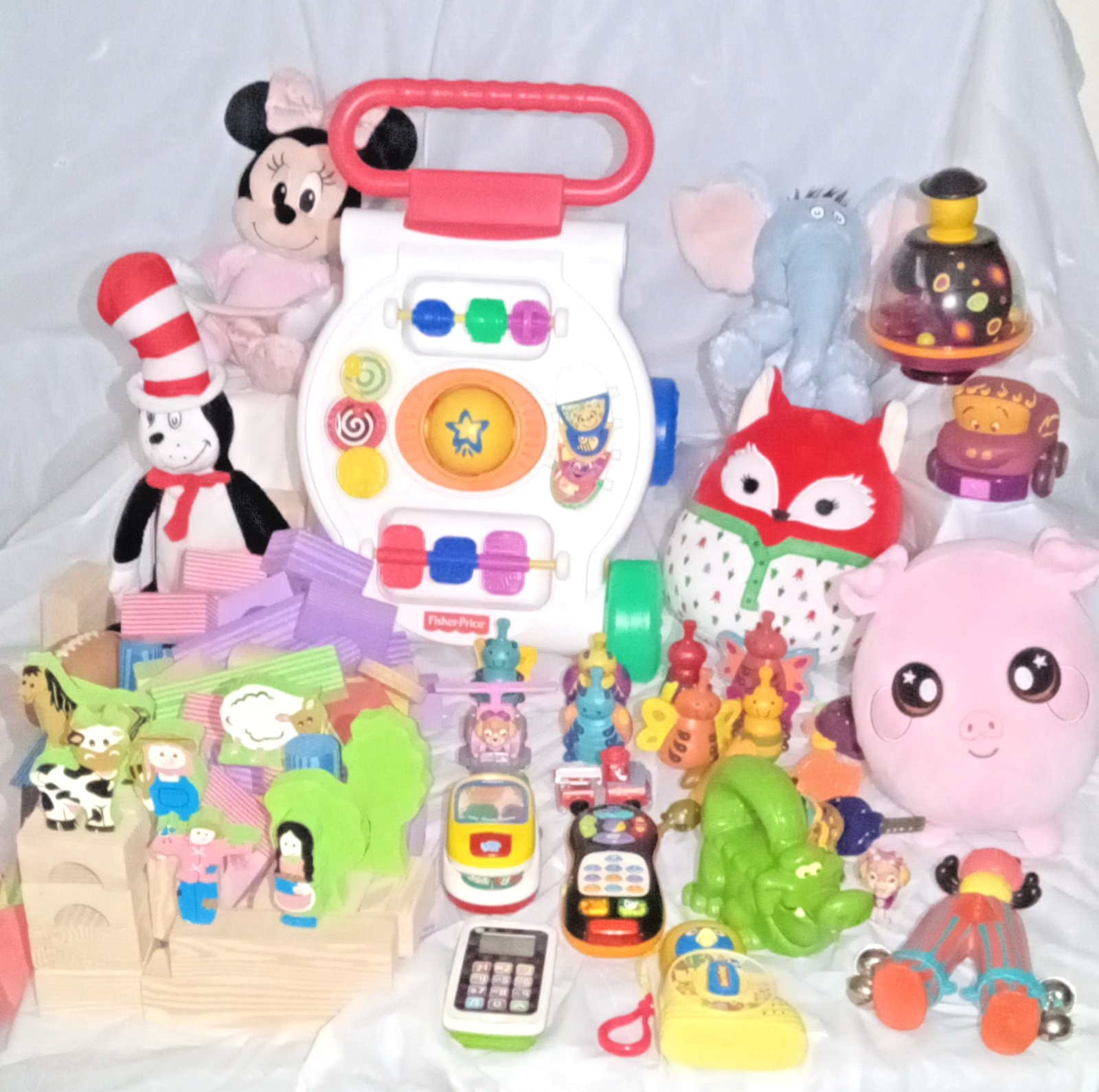Lot of 65 Vtech Fisher-Price LeapFrog Developmental Baby Toddler ...