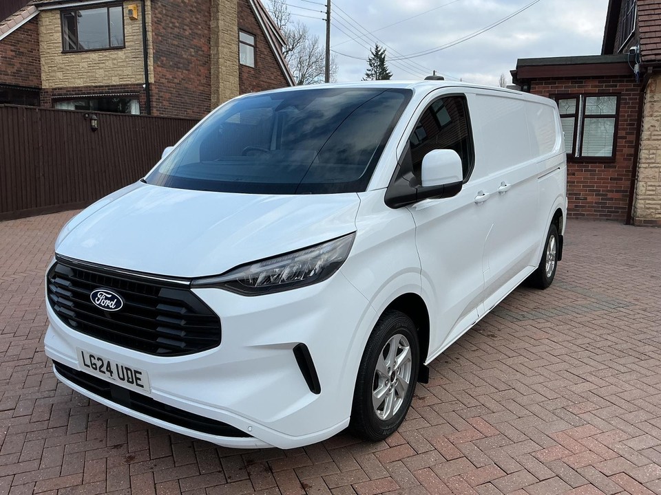 2024 24 reg Ford Transit Custom 2.0 300 EcoBlue Limited Auto L2 H1 ...