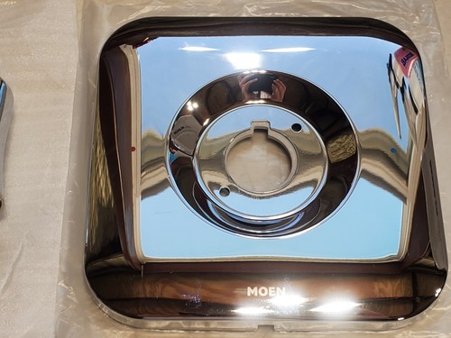 Moen Plate And Handle Only In Chrome READ ** | eBay