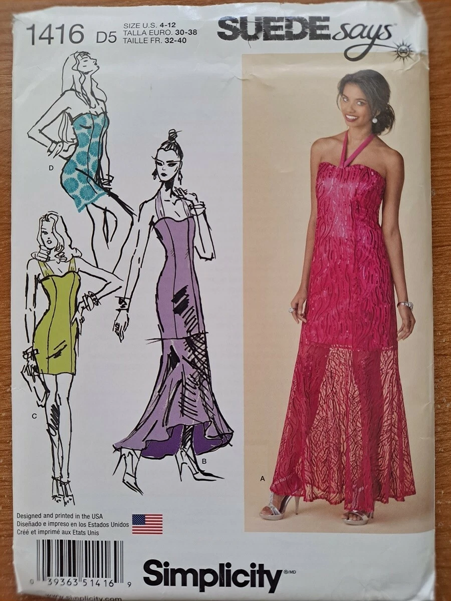 Simplicity Dress Patterns Prom