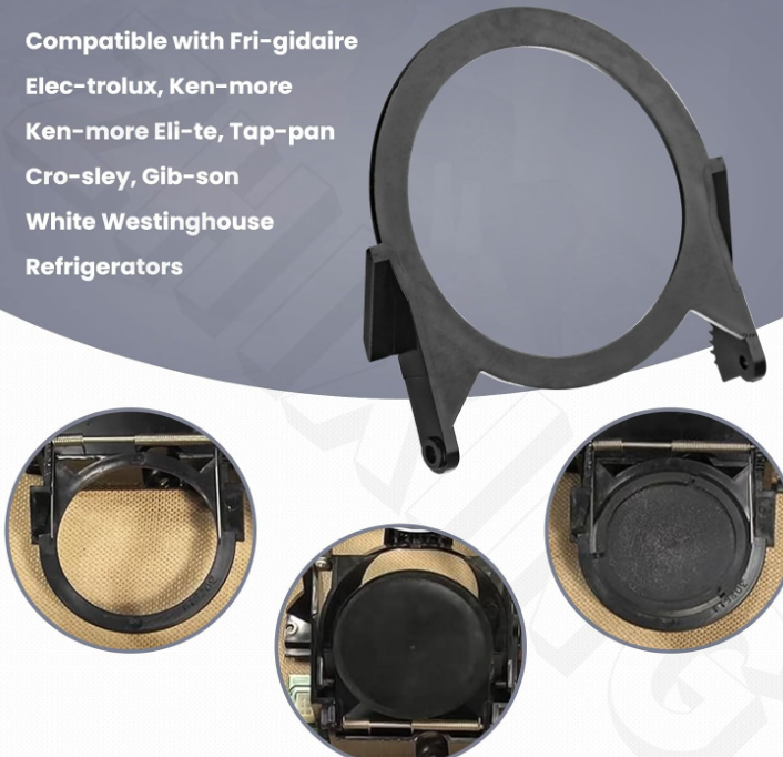 241688701 Dispenser Door Seal Flap & 241688401 Ice Chute Assy Fits Fri ...