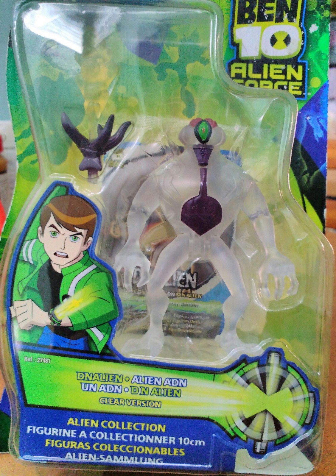 Ben 10 DNAlien Clear Version, Alien Force Collection RARE Bandai 4 inch ...