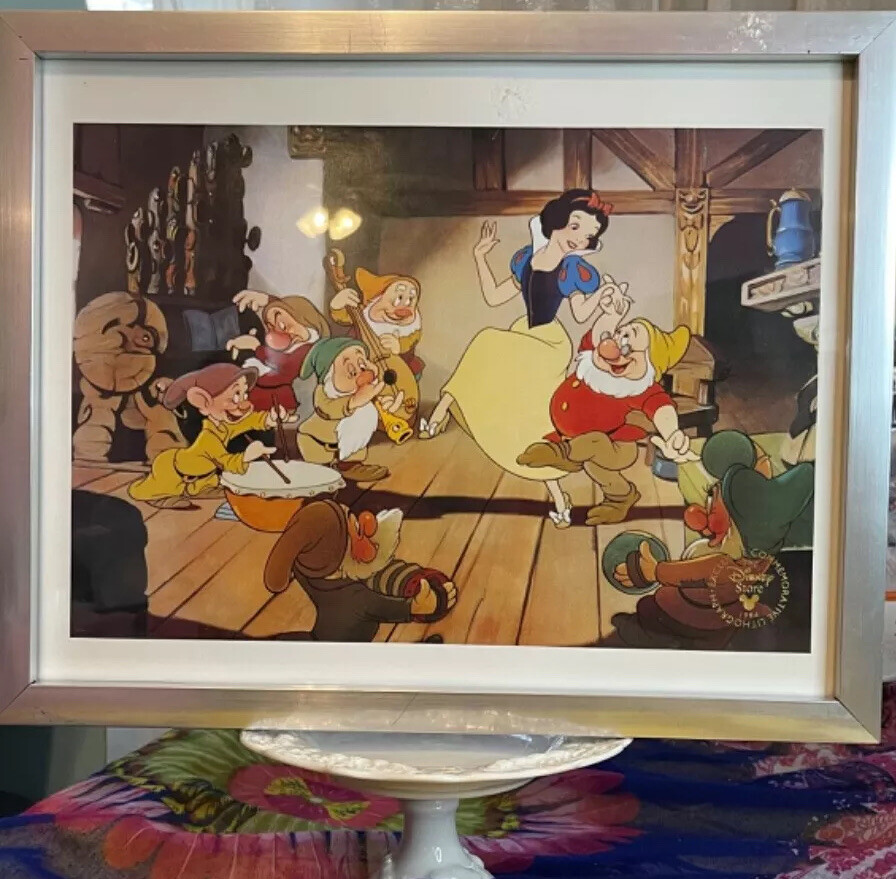 The Disney Store Exclusive Commemorative SNOW WHITE Lithograph 1994 | eBay