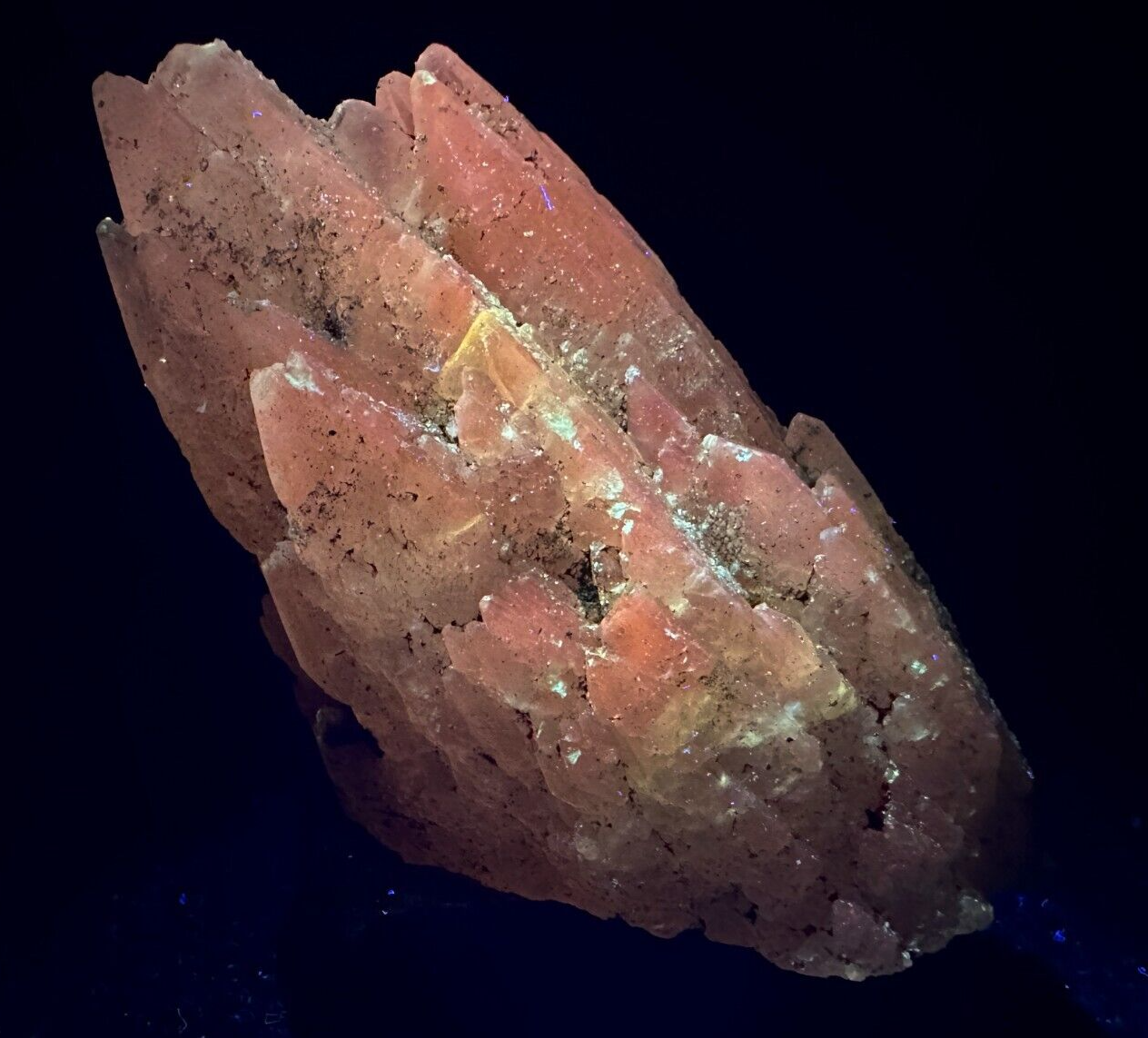 BIG 5-3/4" DOGTOOTH CALCITE CRYSTAL Pleasant Ridge Rensselaer Indiana ...