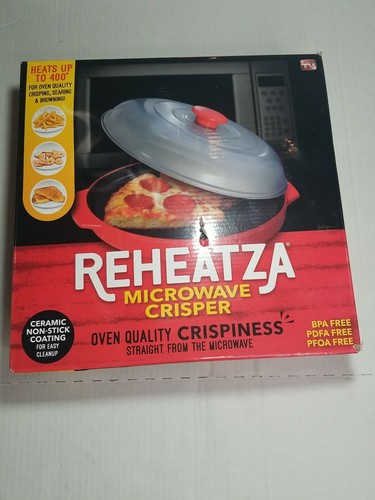 Reheatza Microwave Crisper, Ceramic Non-Stick Coating As Seen on TV New ...