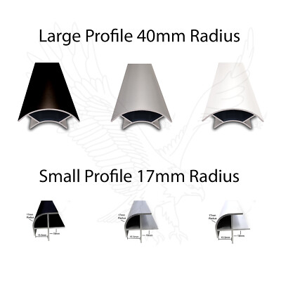 ALUMINIUM CORNER PROFILE FOR 15MM PLY - 80cm - 2.4m LENGTHS- CAMPERVAN ...