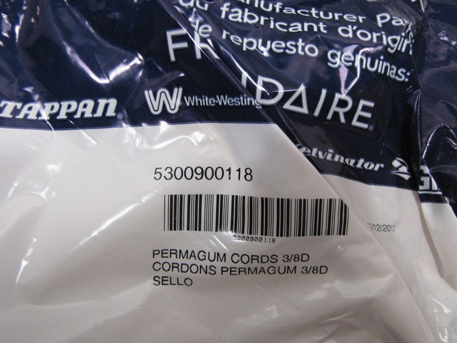 Electrolux/Frigidaire Permagum Cords 3/8d #WCI-5300900118 for sale ...