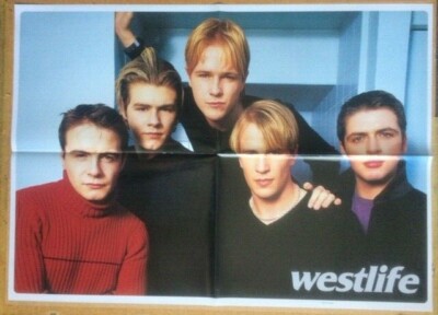 WESTLIFE Original Vintage Magazine Poster | eBay UK