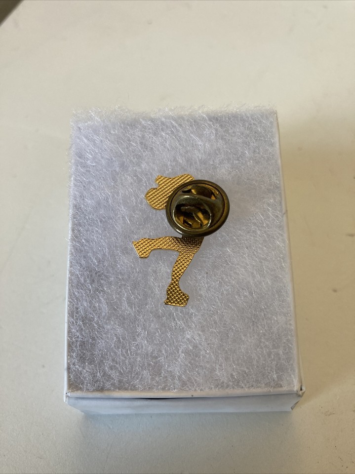 Girl Figure Skater Enamel Lapel Pin Ice Skater Spinning Vintage Scatter ...