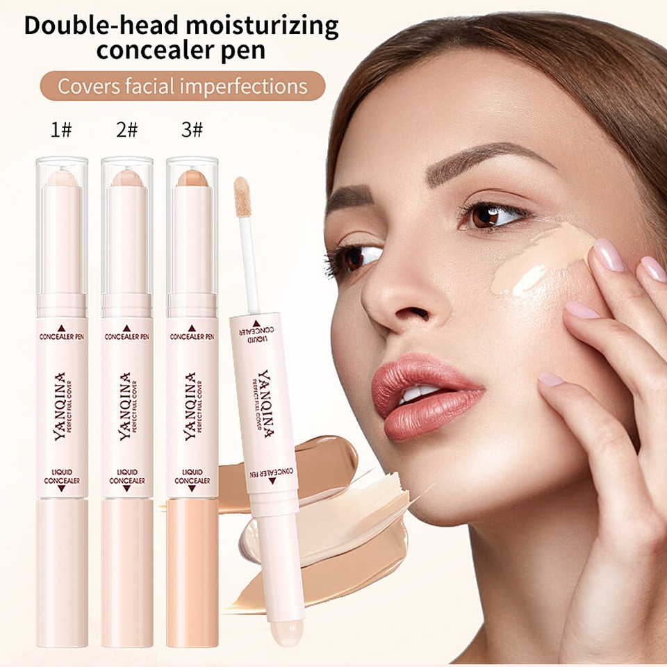 US 2-in-1 Dual Head Stick Liquid Concealer Hydrating Contouring Full ...