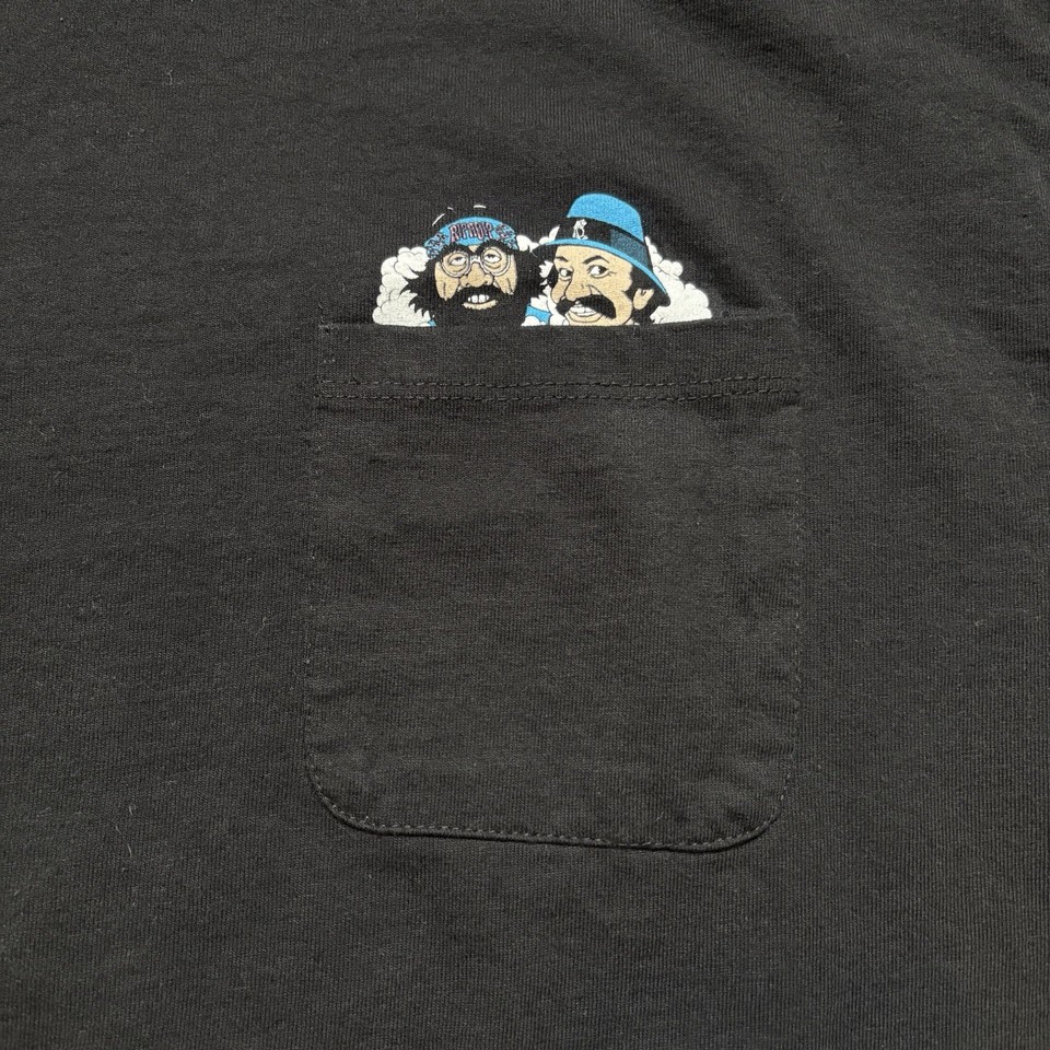 Ripndip Pocket T Shirt Sz Large Black Cheech And Chong | eBay