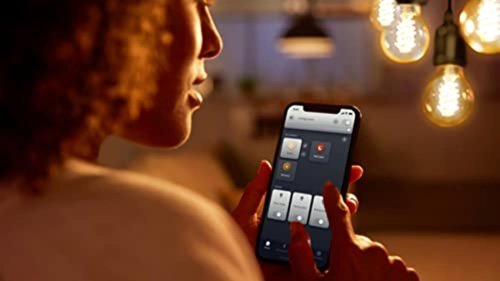 Philips Hue White Filament A60 Smart Light Bulb E27 Edison Screw 7W for ...