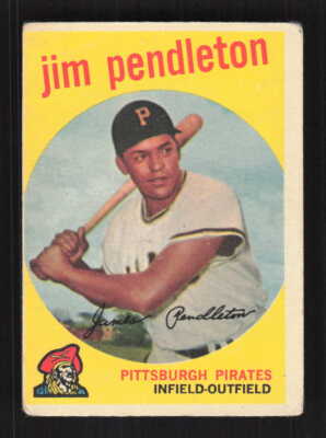 Jim Pendleton 1959 Topps Pittsburgh Pirates #174 | eBay