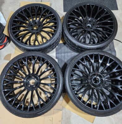 Forgiato NB6-M Set of 4 - 24 inch rims and tires used High-quality ...