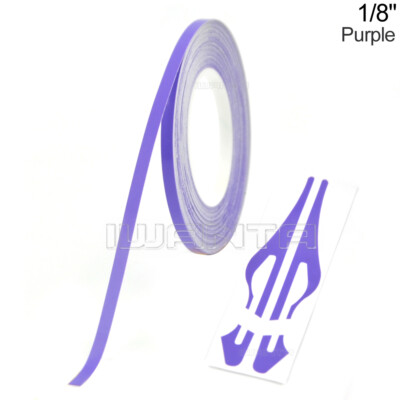 1/8" 3mm Purple Pinstriping Pin Stripe DIY Roll Line Vinyl Decal ...