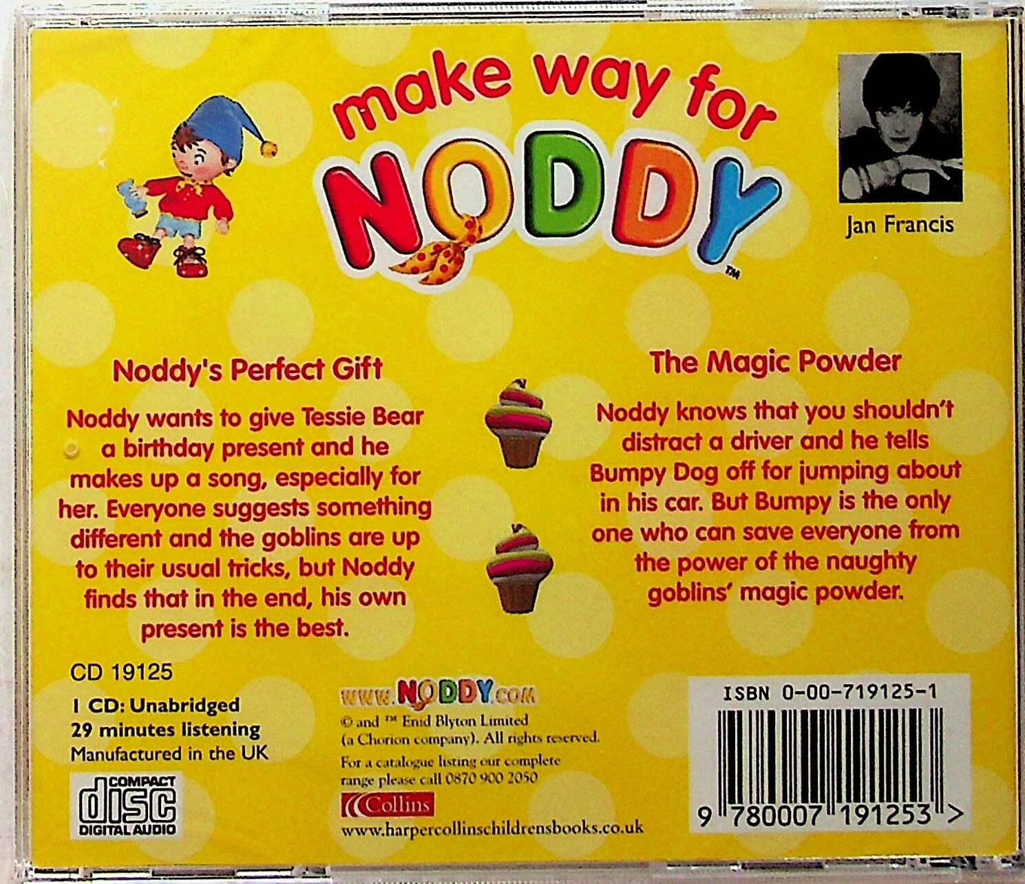 Noddy's Perfect Gift: AND The Magic Powder by Enid Blyton (Audio CD ...