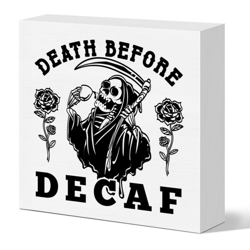 Gothic Coffee Bar Sign Table Decor Sign, Coffee Decor for Coffee Bar ...