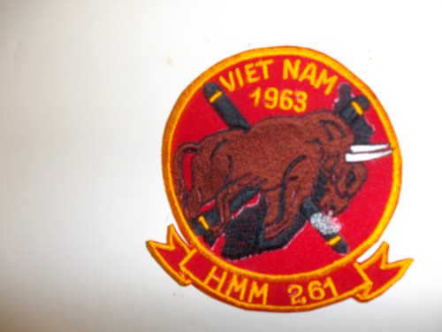 b6748 USMC Vietnam HMM 261 Helicopter Marine Medium 1963 R5E | eBay