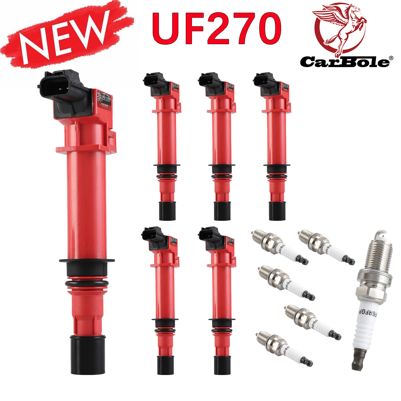 6 Ignition Coils & 6 Spark Plugs For Jeep Grand Cherokee Liberty ...