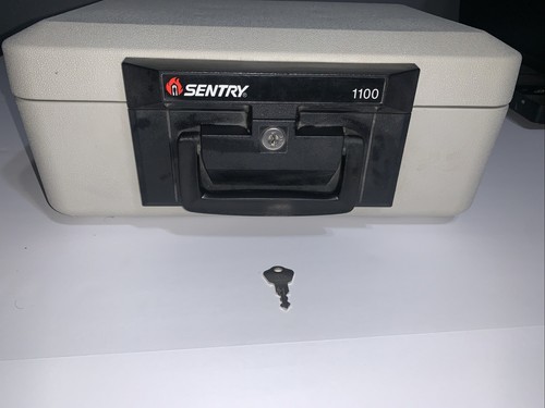 Sentry Fire Safe 1100 Fireproof Security Chest w key Portable with ...