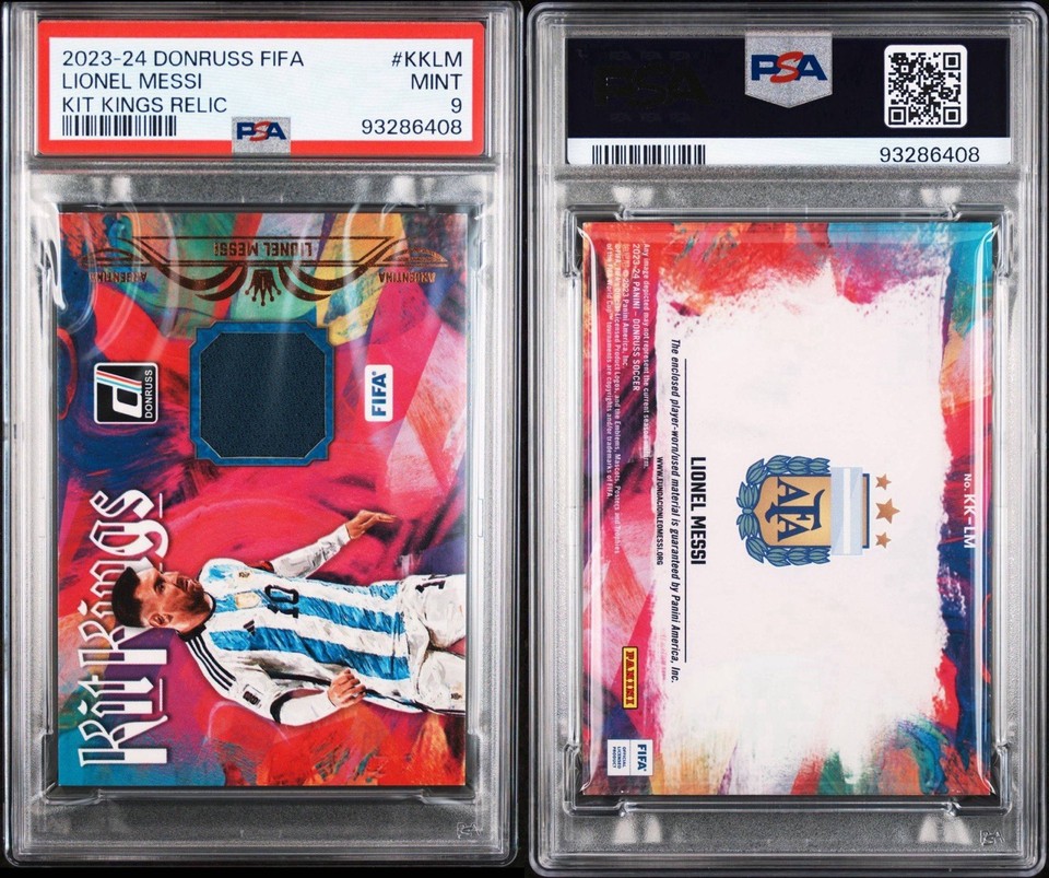 2023-24 Donruss FIFA Lionel Messi Kit Kings Relic #KKLM Jersey Patch ...