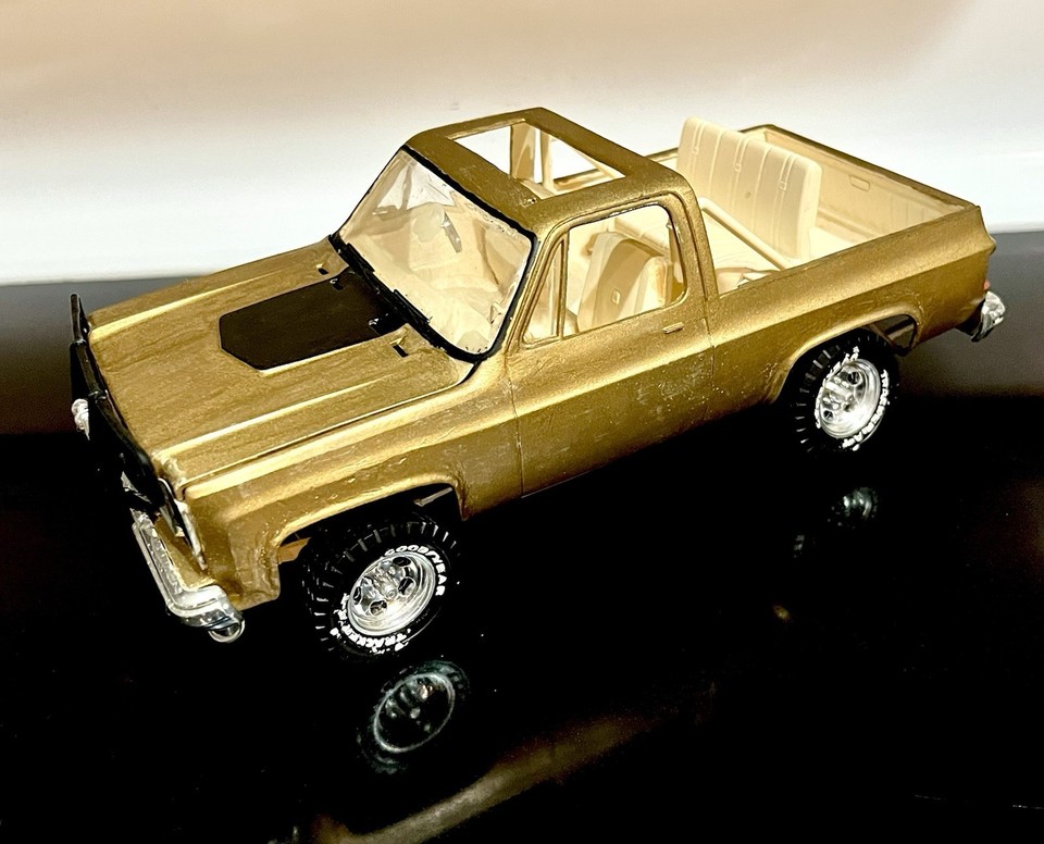 🏁 VINTAGE MODEL KIT 1972 CHEVROLET CHEVY BLAZER BOONDOCKER PICK UP 4X4 ...