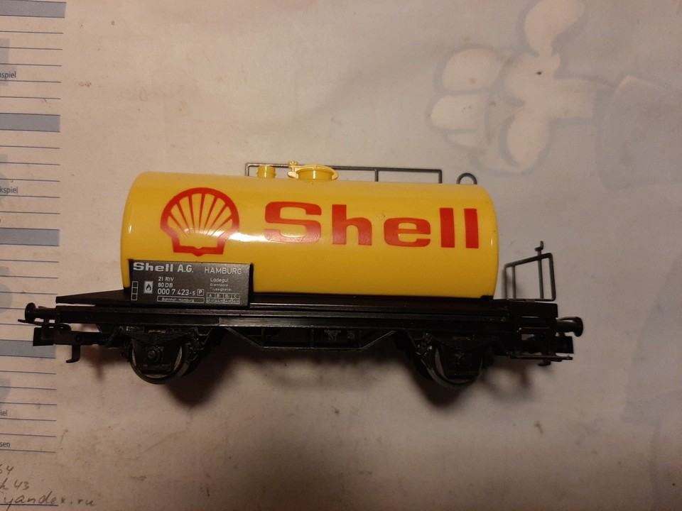 MÄRKLIN H0 4442 KESSELWAGEN SHELL AUS DEN 80 er JAHREN | eBay.de