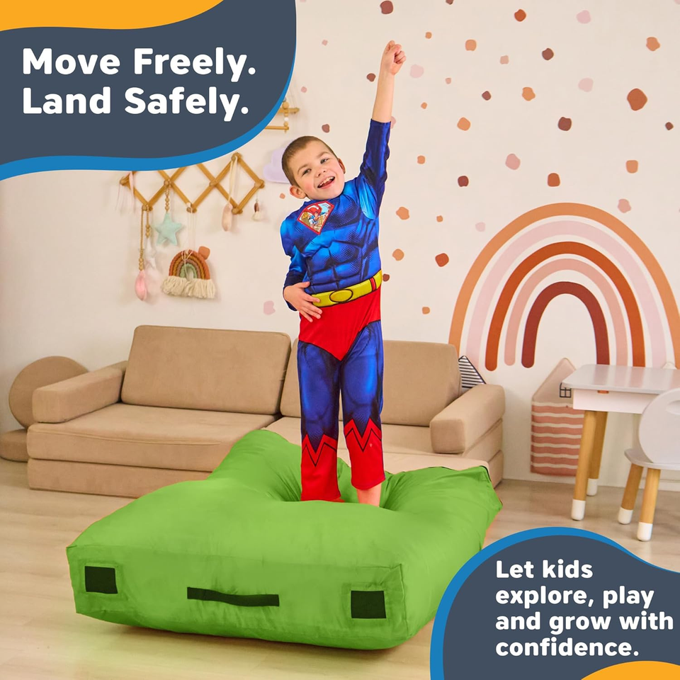 Crash Pad for Kids Sensory | Big 5Ft X 5Ft or 3Ft X 4Ft | Autism ...