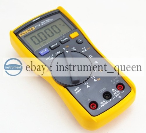 FLUKE 117C 117 HAVC Backlight Multimeter Meter DMM F117C | eBay