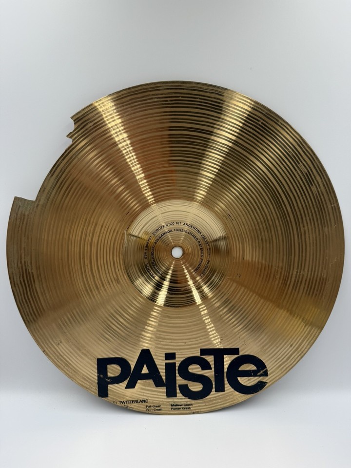 No. 434444 Early 1990s Paiste Signature Full Crash Cymbal 18” with ...