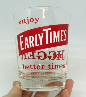 Early Times TEXAS JIGGER, Bourbon Glass, Louisville KY | eBay