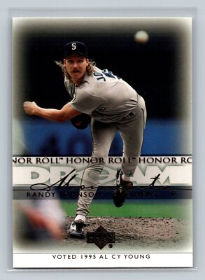 Randy Johnson 2002 Upper Deck Honor Roll #28 Seattle Mariners Baseball ...