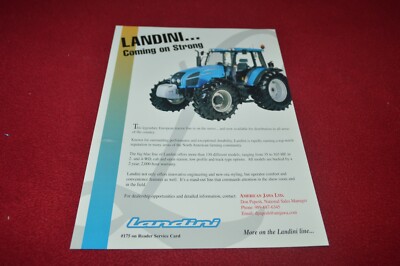 Landini Tractor Dealer's Brochure YABE18 | eBay