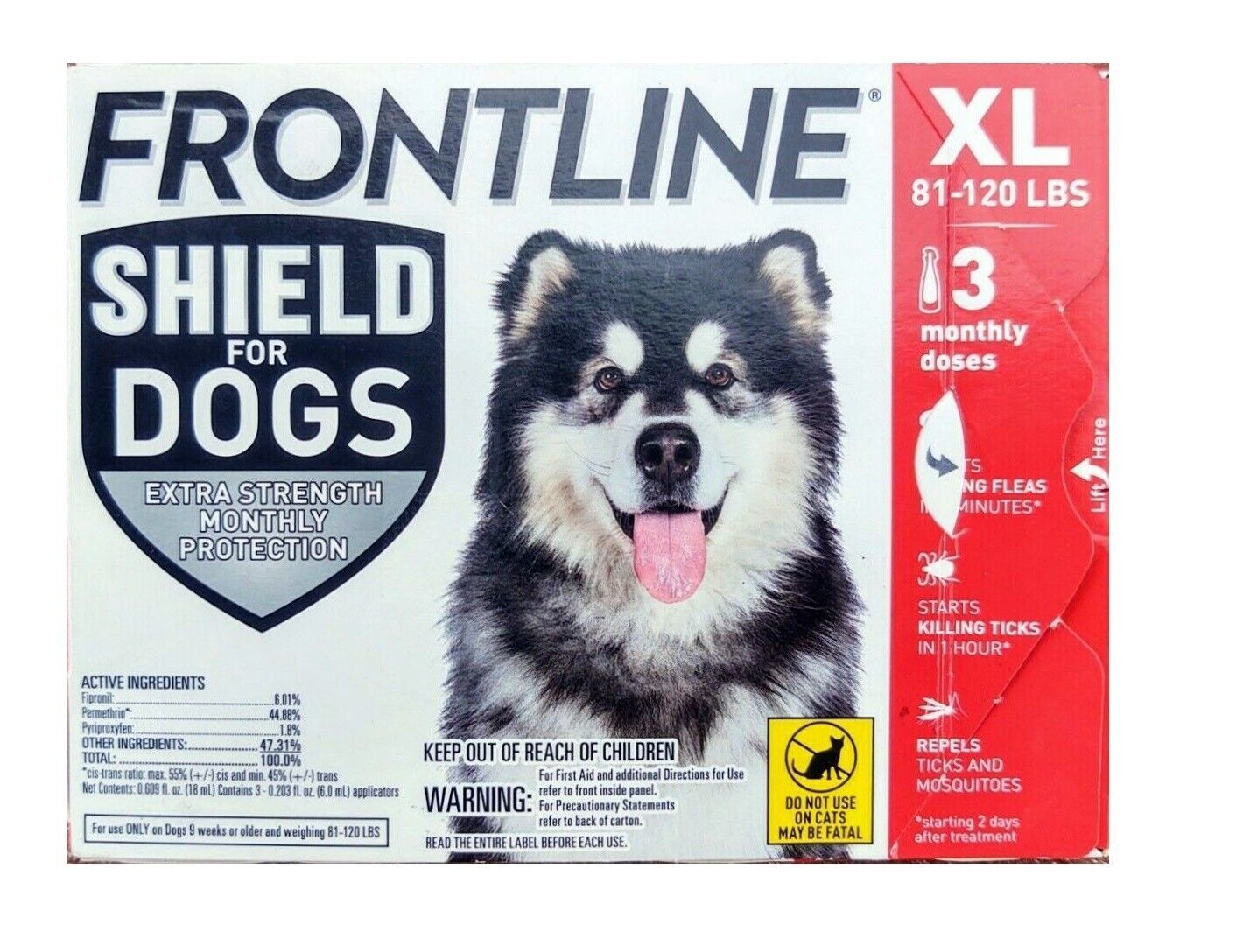 FRONTLINE Shield Flea & Tick Treatment for XL Dogs for sale online | eBay
