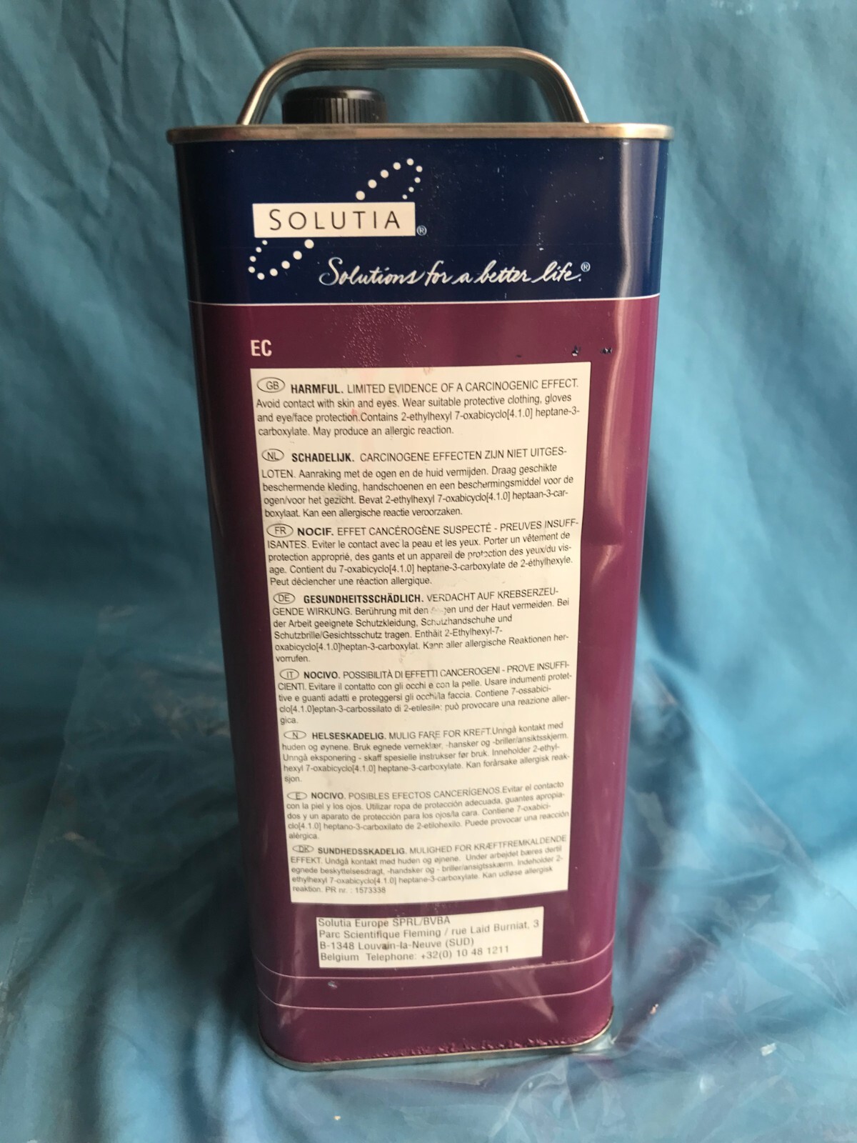 New 1 Gallon Can of Skydrol 500B-4 Aircraft Airplane Hydraulic Fluid U ...