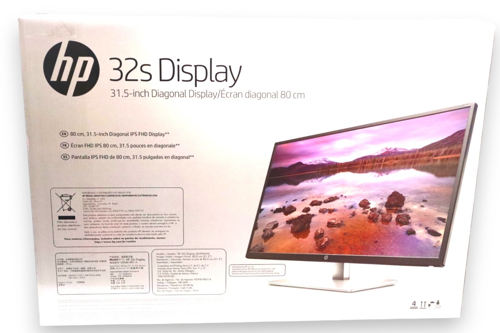 HP 32s Display 31.5 Diagonal FHD Display Monitor | eBay