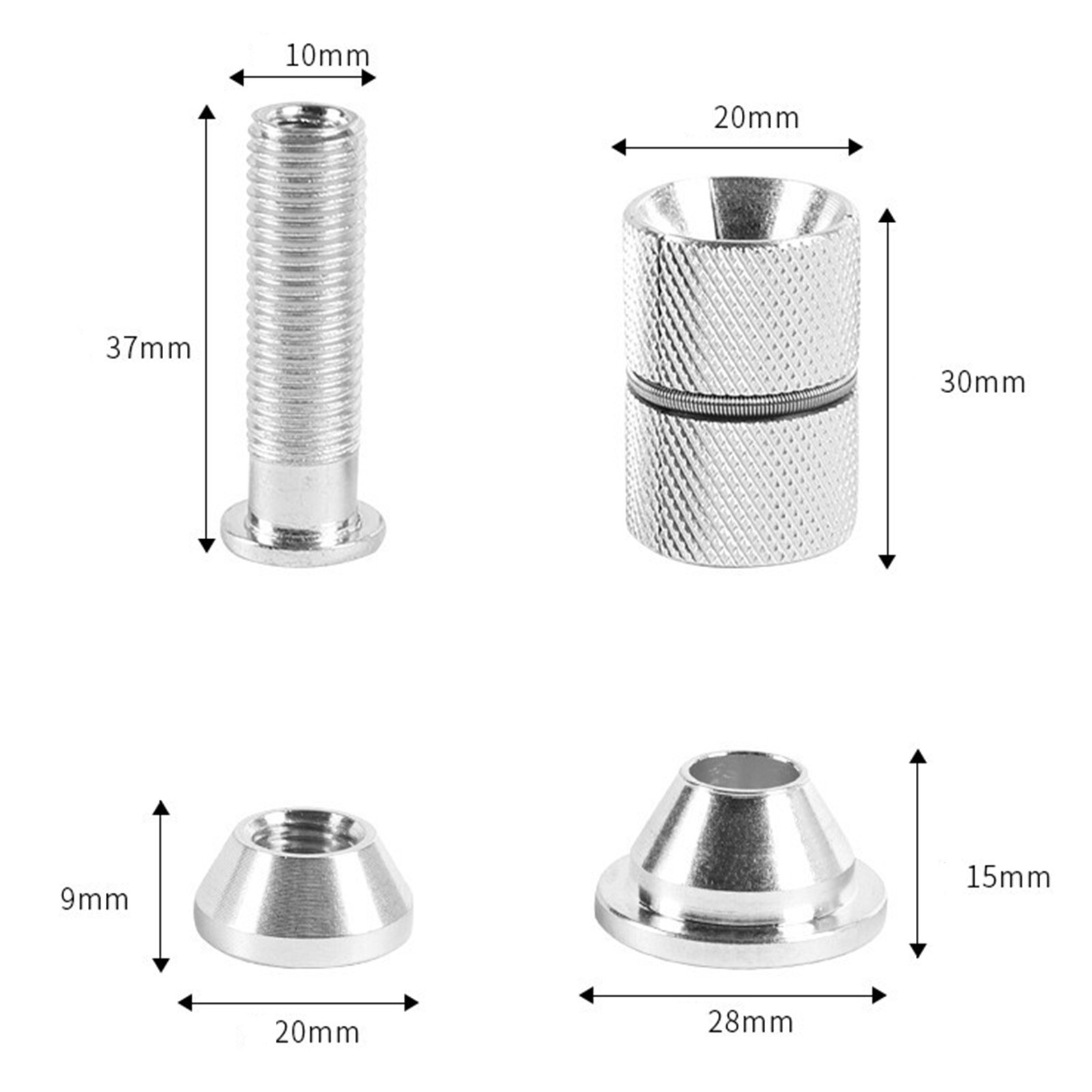 Convenient replacement of nut and bolt with expansion suspension core ...