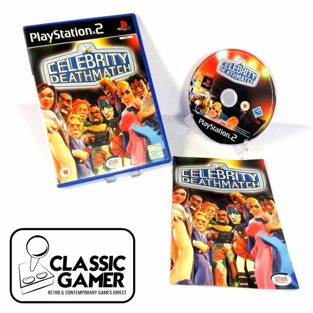 MTV Celebrity DEATHMATCH PlayStation 2 Gotham Games Ps2 for sale online ...