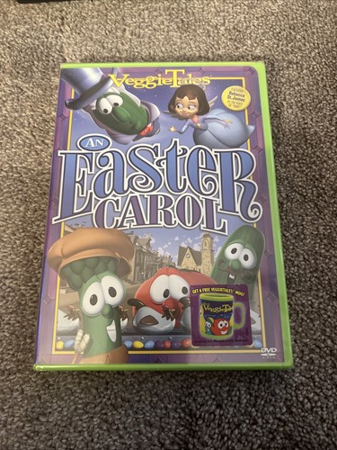 VeggieTales An Easter Carol DVD (2004, Big Idea) Case New Sealed Veggie ...