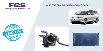 GENUINE TOYOTA ESTIMA 2006-19 THROTTLE BODY PETROL 2.4L 2AZFE ACR50 ...