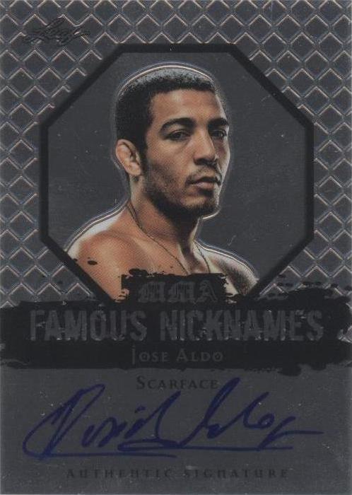 2011 Leaf Metal MMA - Famous Nicknames Jose Aldo #FN-JA-1 (AU) for sale ...