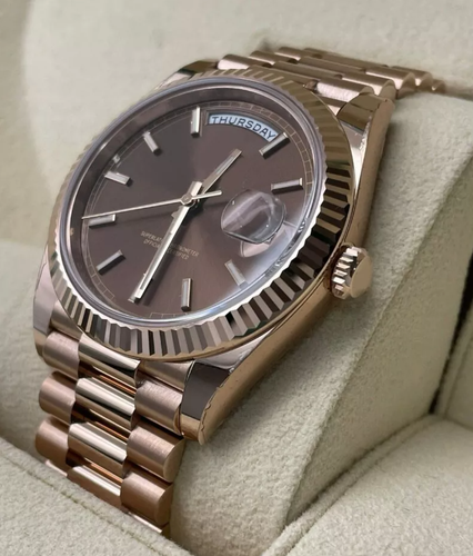 40mm DAY-DATE Style Watch japan Automatic Movement 100M waterproof ...